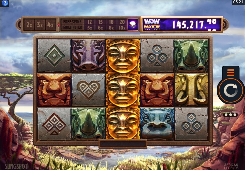 African Legends – Slingshot and Microgaming African Themed Slot