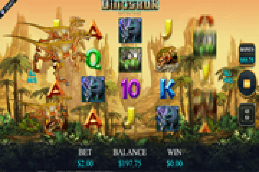 Dinosaur Adventure Slot w/ Bonus Game Wild Multipliers