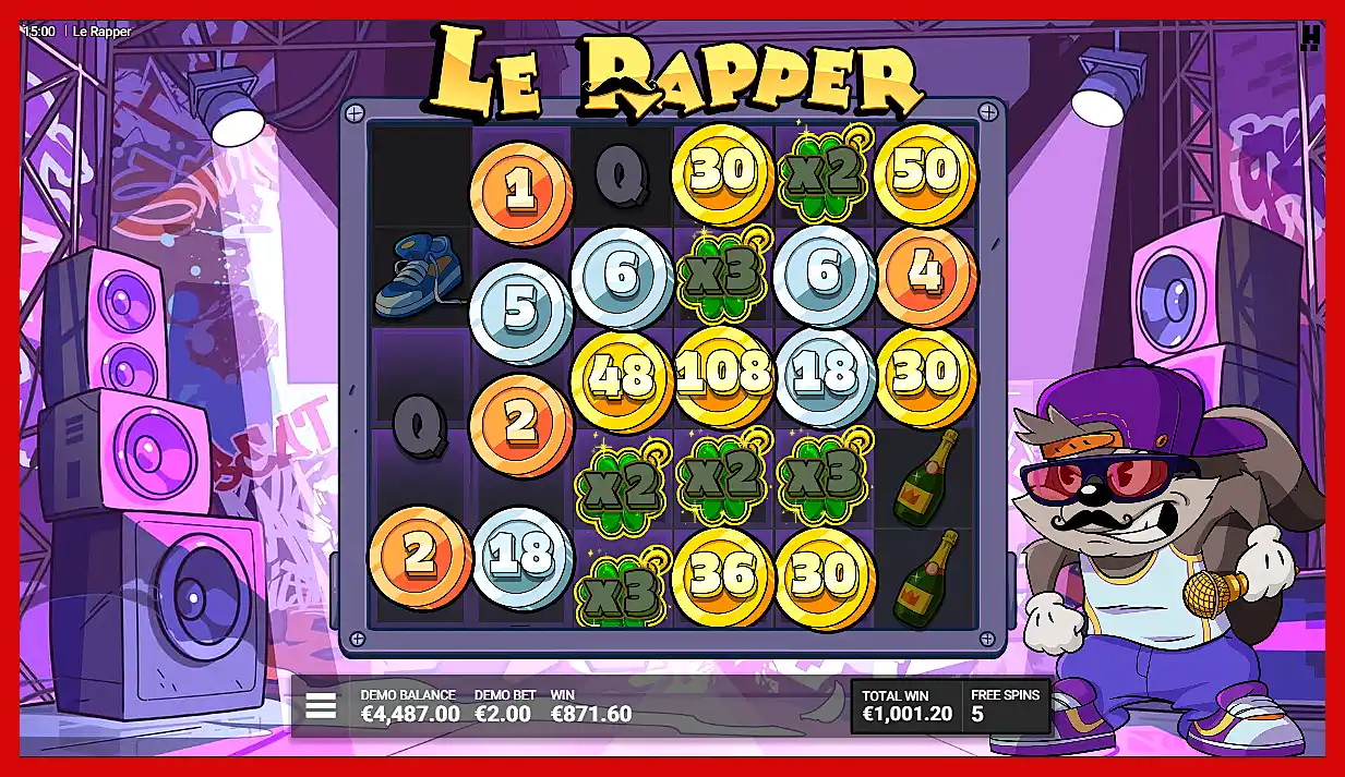 Le Rapper Free Slot (Play Demo Game 2025) & Review - Popular