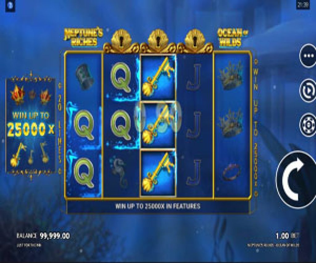 Neptunes Riches Ocean of Wilds – JFTW and Microgaming Slot