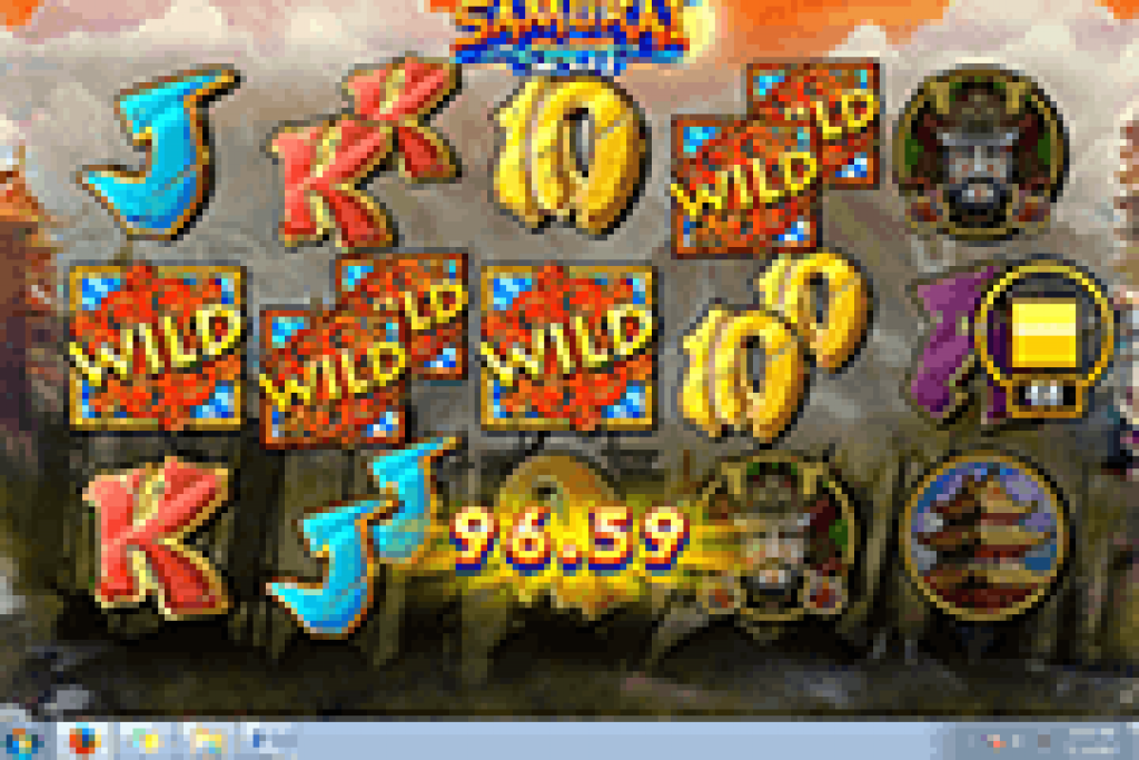 Samurai Split Slot: Features Split Symbols w/ Multiplier