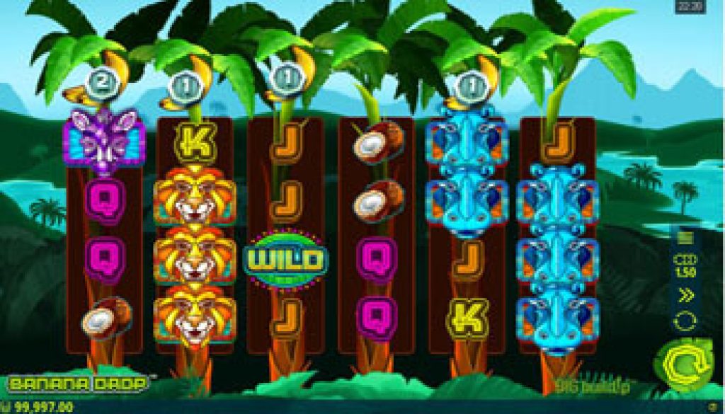 Banana Drop Video Slot Machine by Crazy Tooth Studio